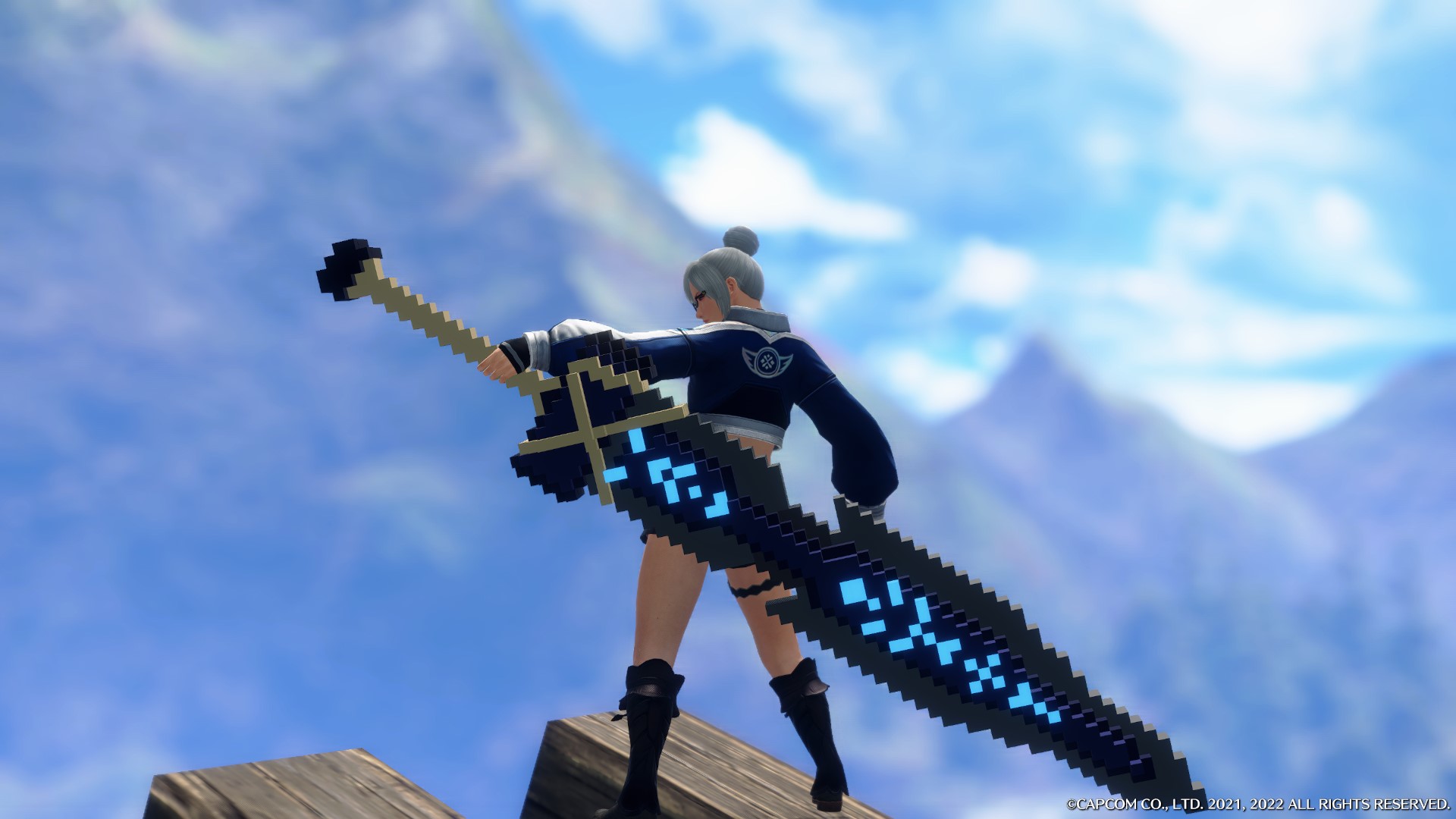 【SunbreakMOD】Pixel GreatSword - Monster Hunter Rise Mods - CaiMoGu game ...