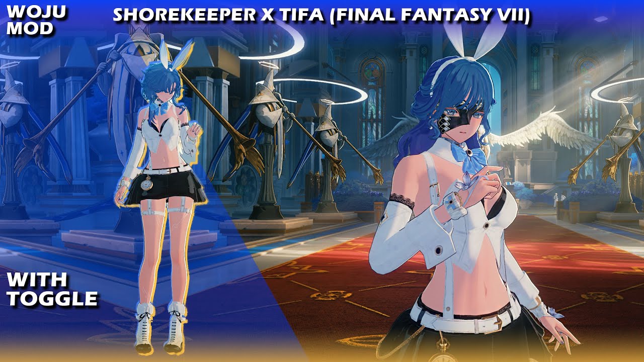 Shorekeeper X Tifa [Final Fantasy VII] People's Choice - Woju Mod ...