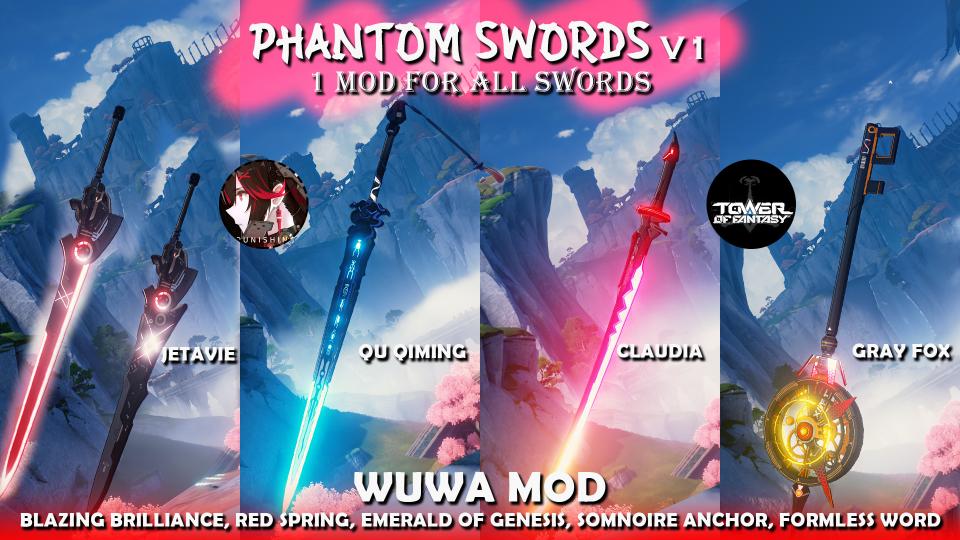Mod For All Swords - PGR & TOF Weapon In WUWA - Wuthering Waves Mods ...