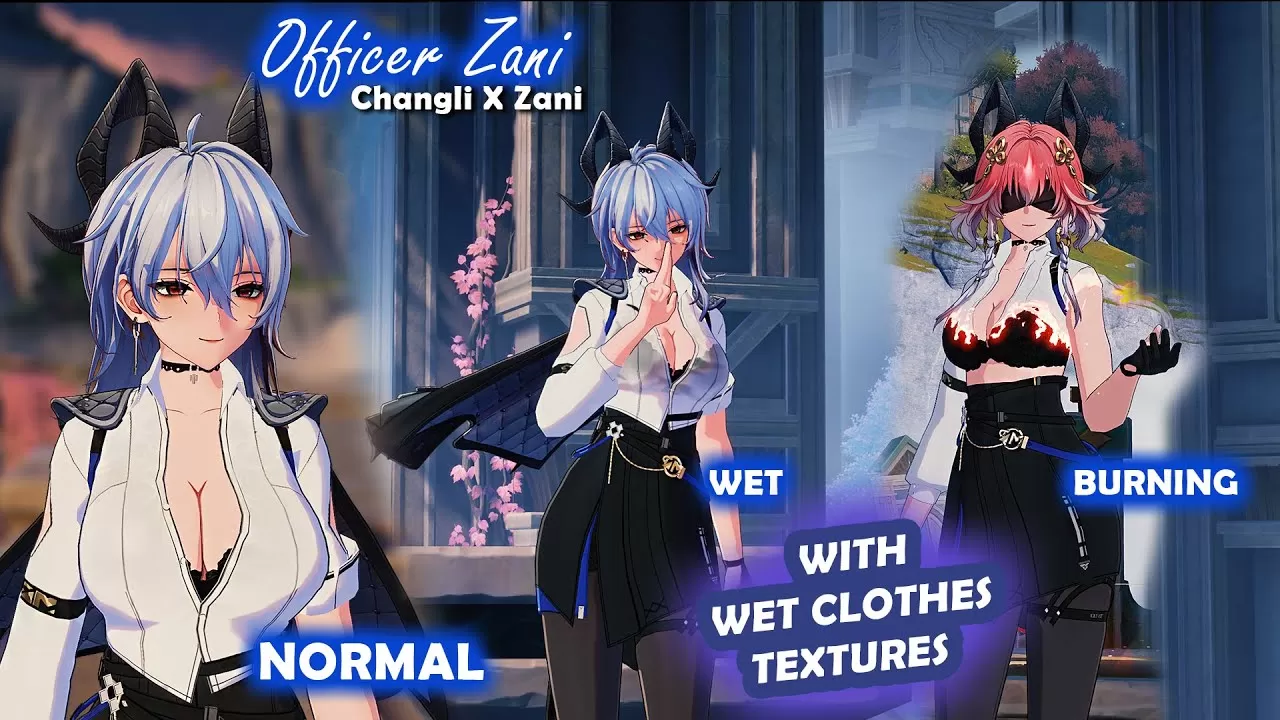 Changli x Zani - Officer Zani - Woju Mod - Wuthering Waves Mods ...